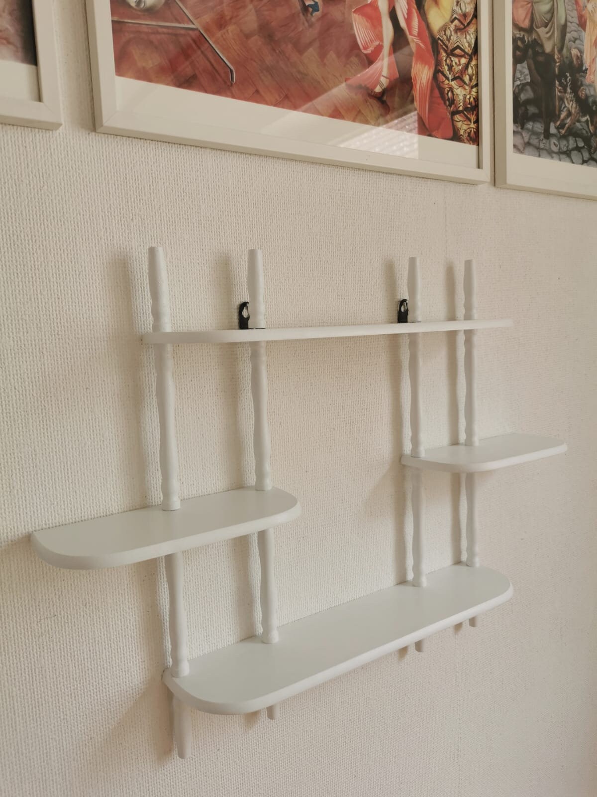 Shabby Chic Wall Shelf Off-white - Etsy