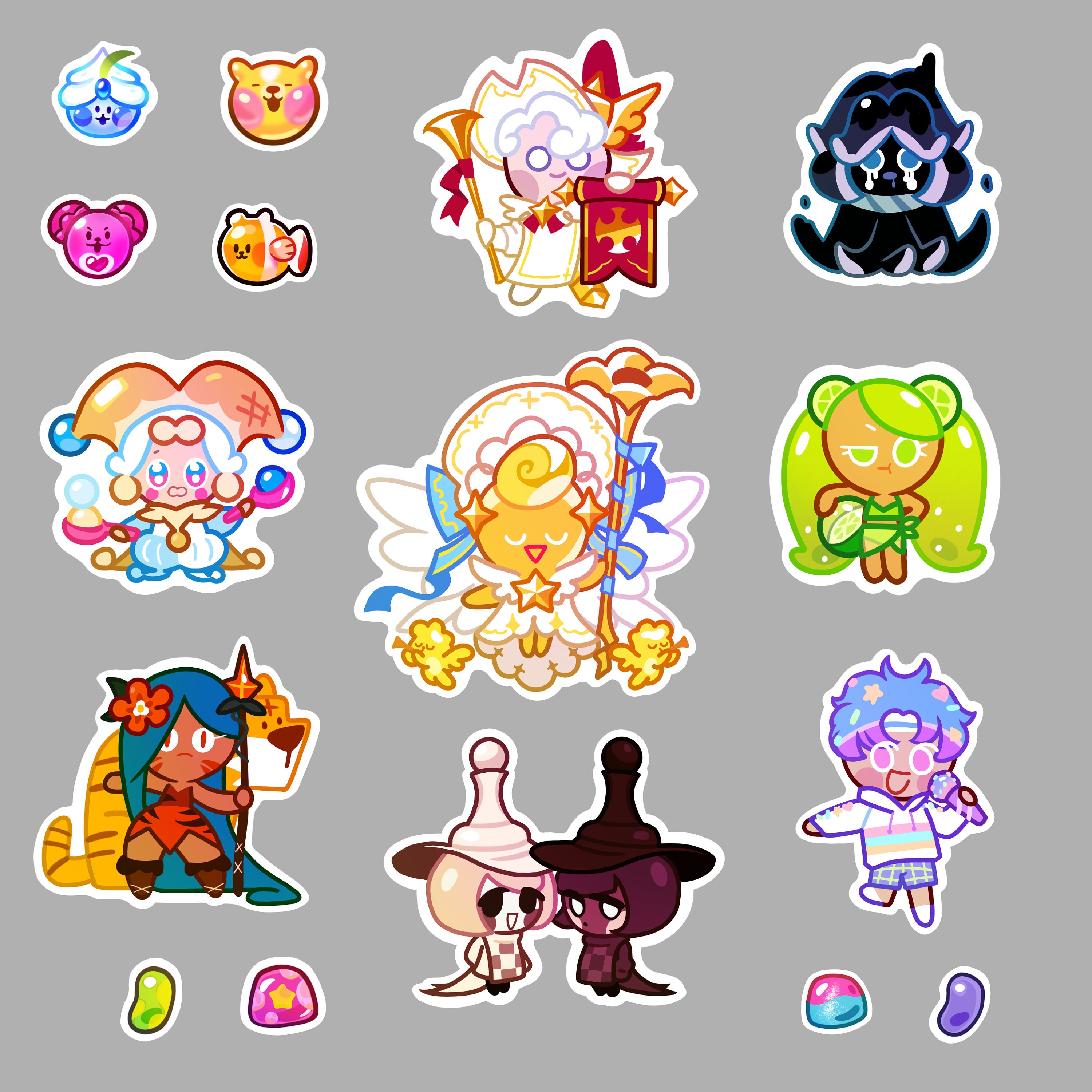 Cookie Run Sticker Pack - Etsy