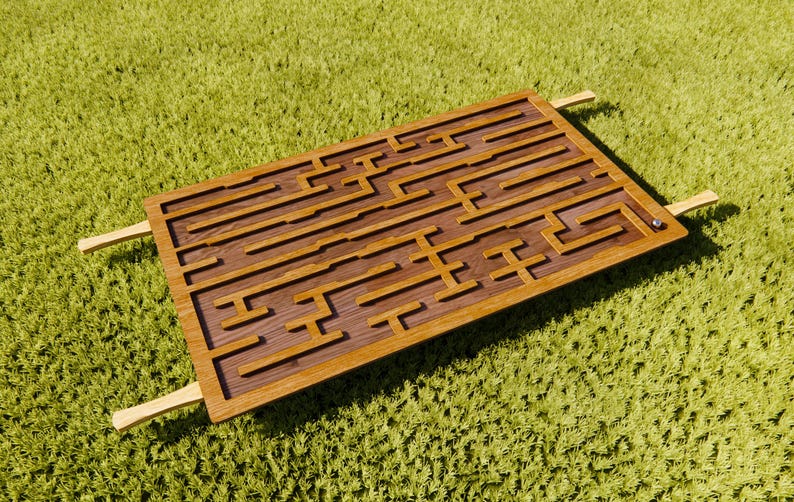 CNC Router Files | Wooden Balance Maze Game | Cooperative Labyrinth ...