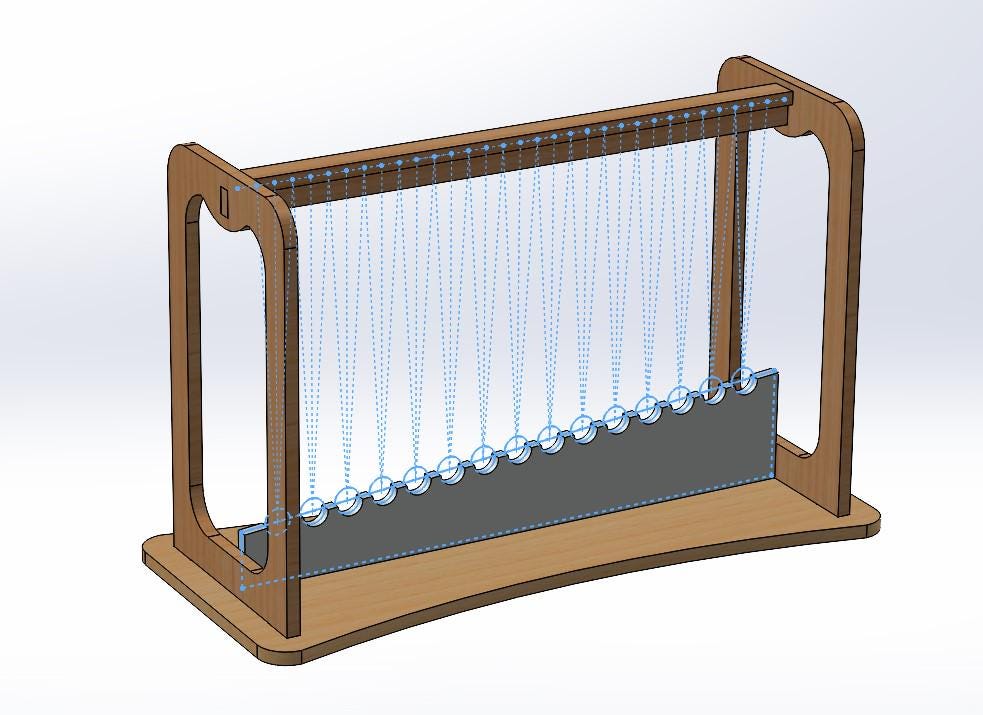 Pendulum Waves,cnc Plans, Cnc Furniture, Cnc Files, Cnc Router, Cnc ...