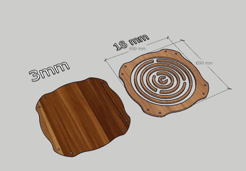 Four-player Balance Maze, Cnc Plans, Cnc Furniture, Cnc Files, Cnc ...