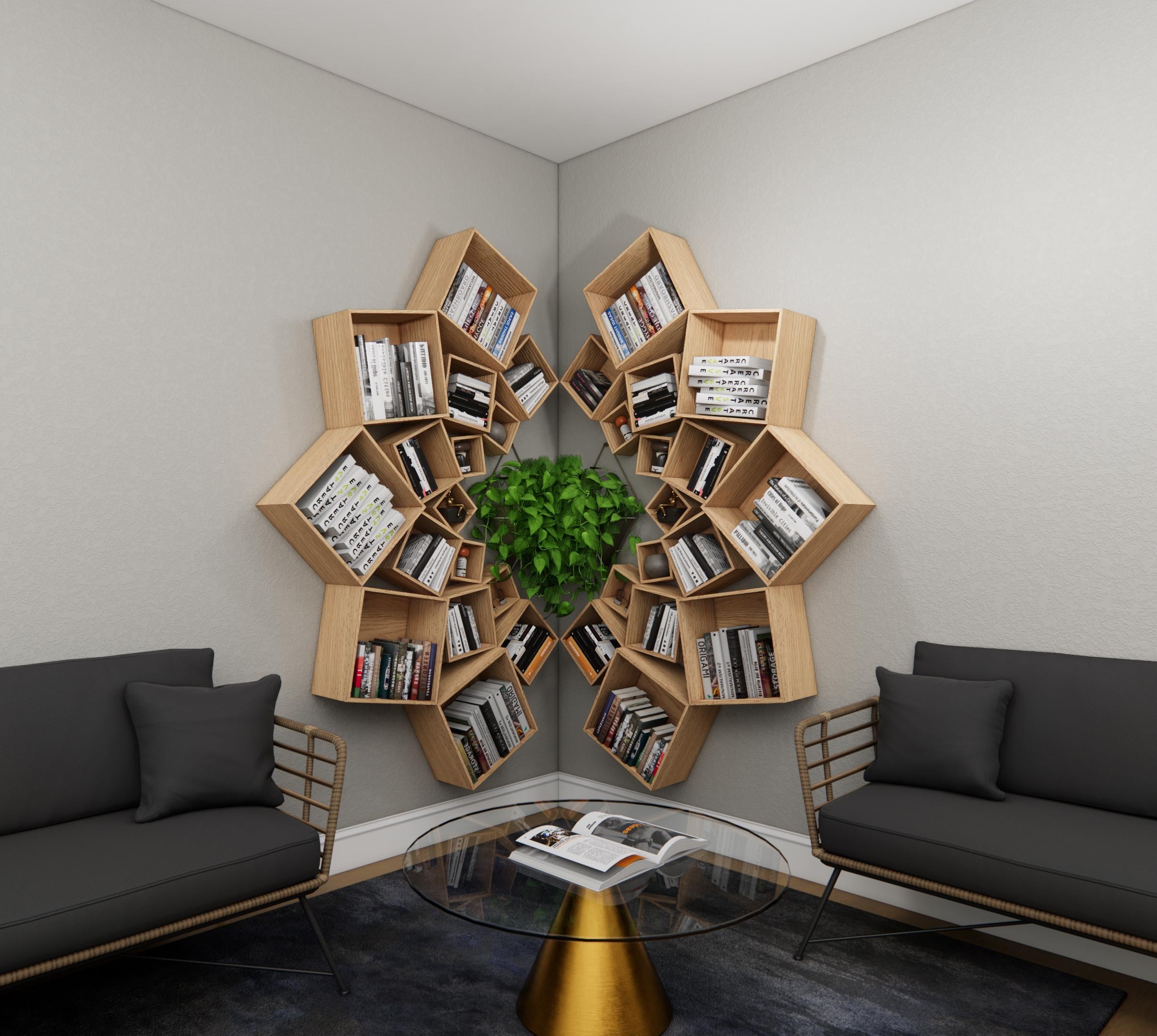 L bookshelf store