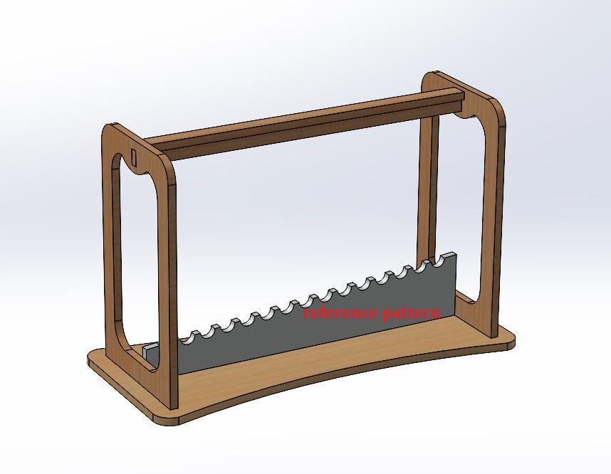 Pendulum Waves CNC Plans: Wooden Furniture Files (digital Files) - Etsy
