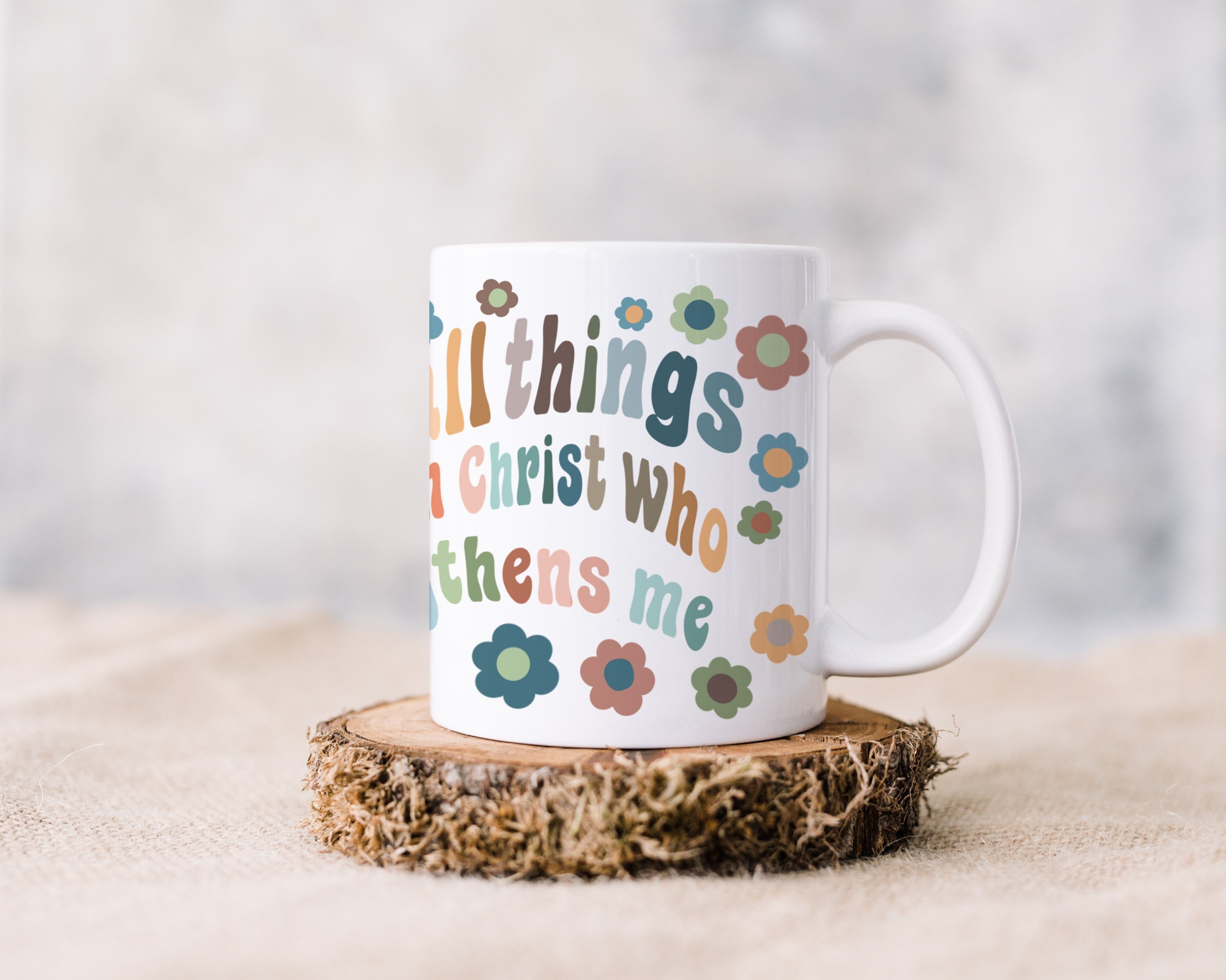 Set of Mugs Bible Verse Mugs Christian Gift for Coffee Lover, Scripture ...