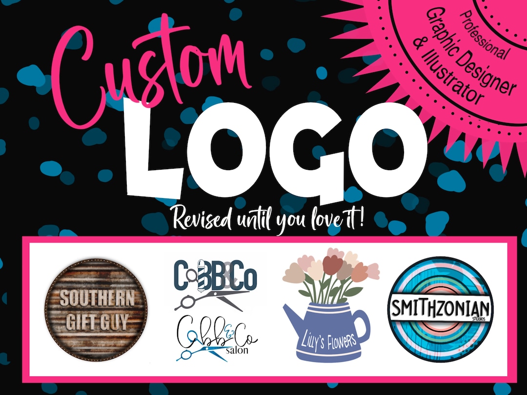 Custom Logo Design, Personalized Logo for Brand, Graphic Design Service ...