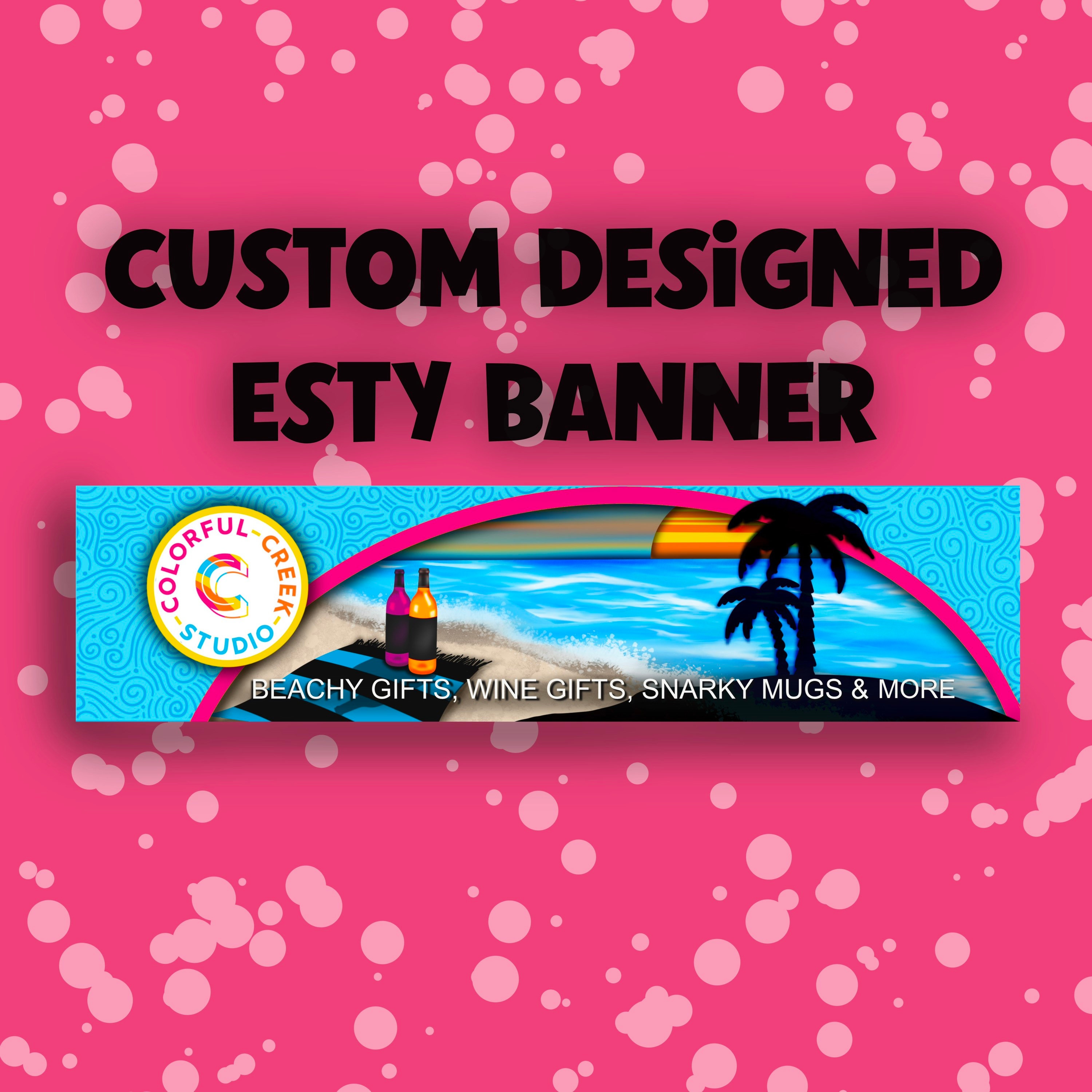 Custom Etsy Banner Design, Personalized Banner for Etsy Shop, Graphic ...