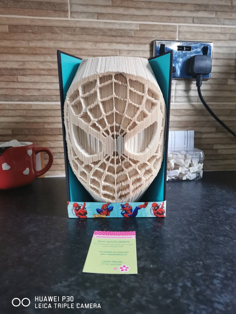 SPIDERMAN Book Folding - Etsy