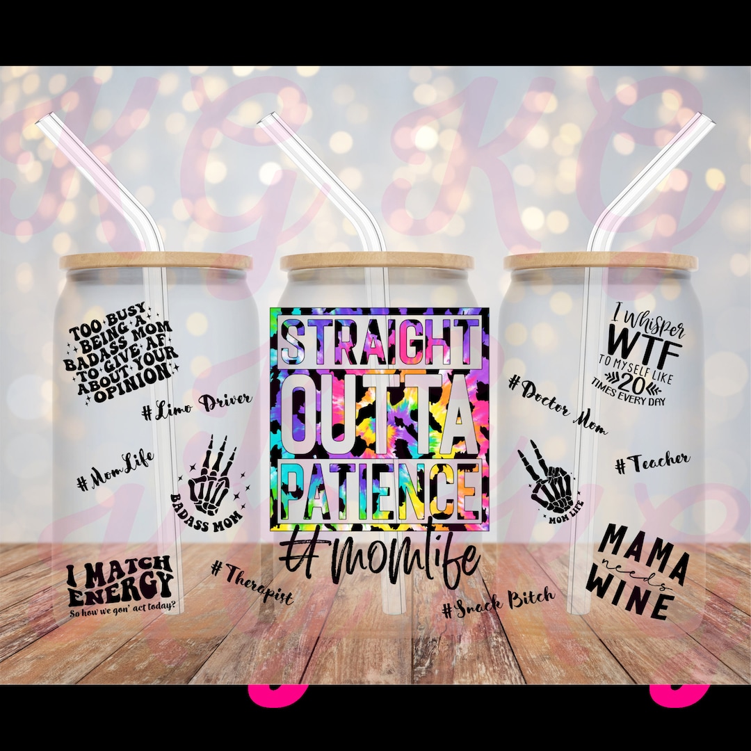 Mom Life Libby Wrap 16 Oz - Etsy