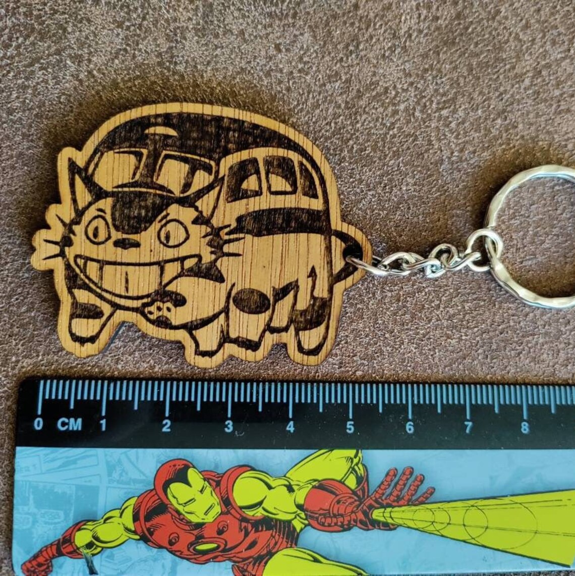 My Neighbor Totoro's Cat Bus Key Chain/keyring/bag Charm - Etsy UK