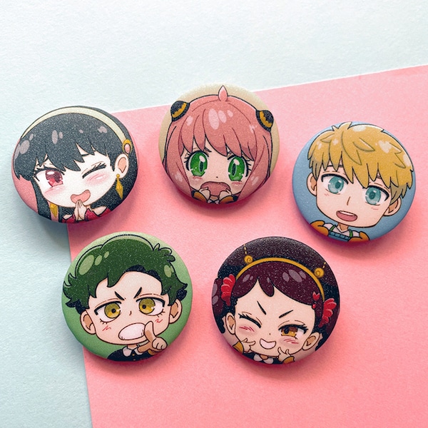 Custom Button Anime - Etsy