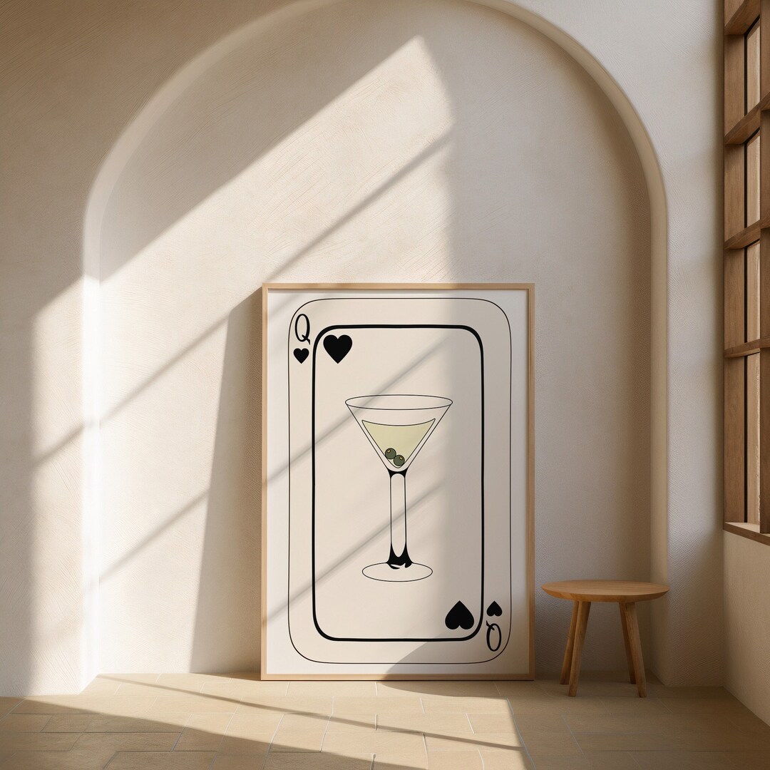 Martini Wall Art Prints | Dirty Martini | Martini Wall Art | Cocktail ...