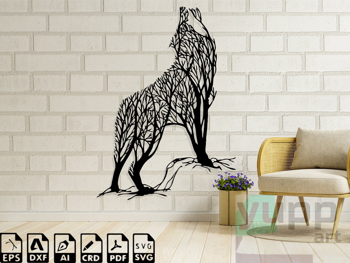 Howling Wolf Svg for Cricut Wolf Head Clipart Wolves Cnc - Etsy