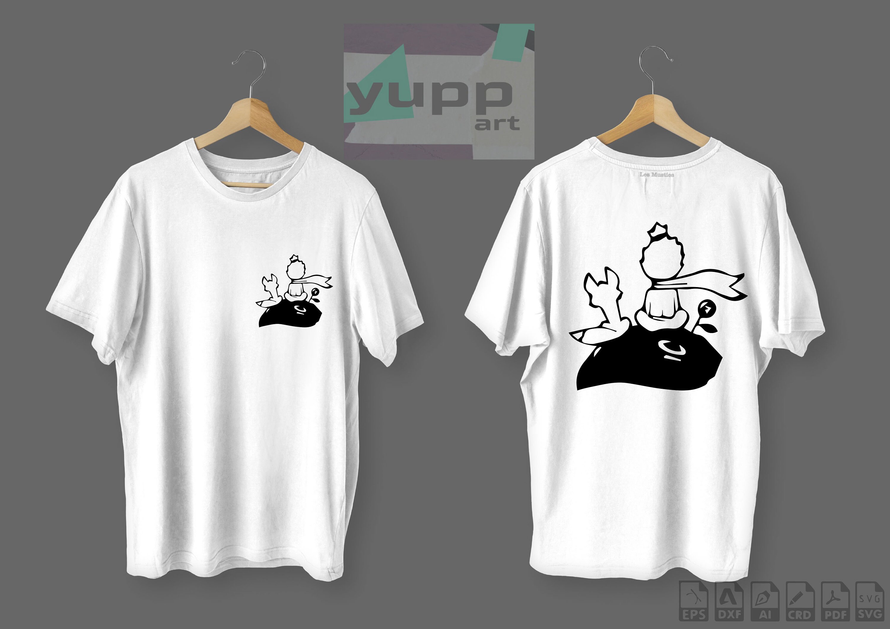 Little Prince Design Laser Svg Dxf Sticker Engraving | Etsy