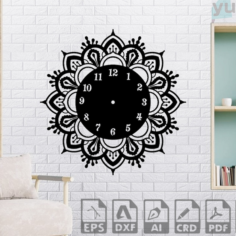 Mandala Clock - Etsy