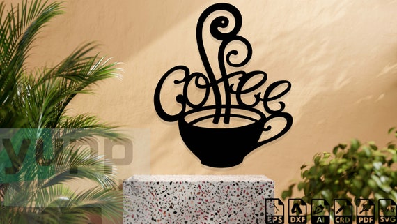 Coffee Dxf Files Coffee Laser Cut Coffee Svg File for Cricut - Etsy