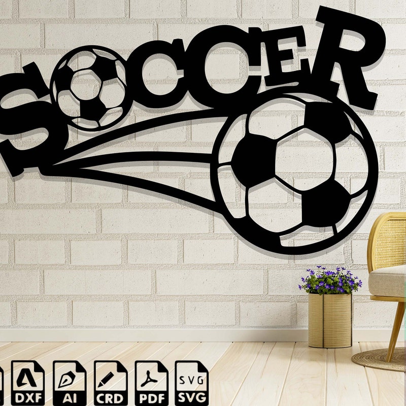 Soccer Dxf - Etsy