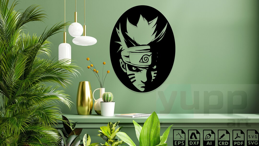 Anime Dxf Files Anime Laser Cut Anime Svg File for Cricut Anime Metal ...