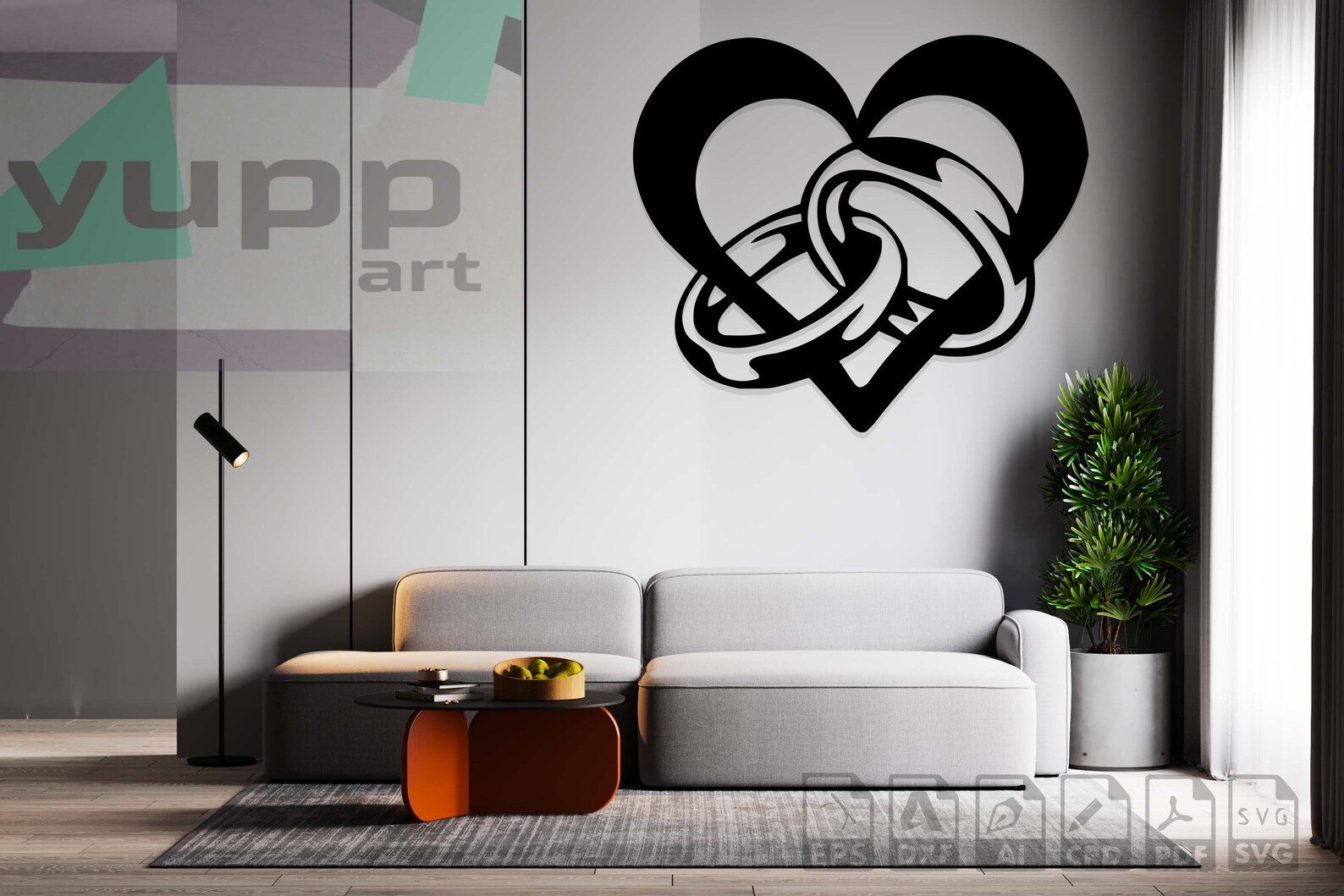 Love Ring Dxf Files Love Ring Laser Cut Love Ring Svg File for - Etsy