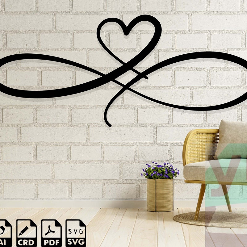 Infinity Heart Wall Decor - Etsy