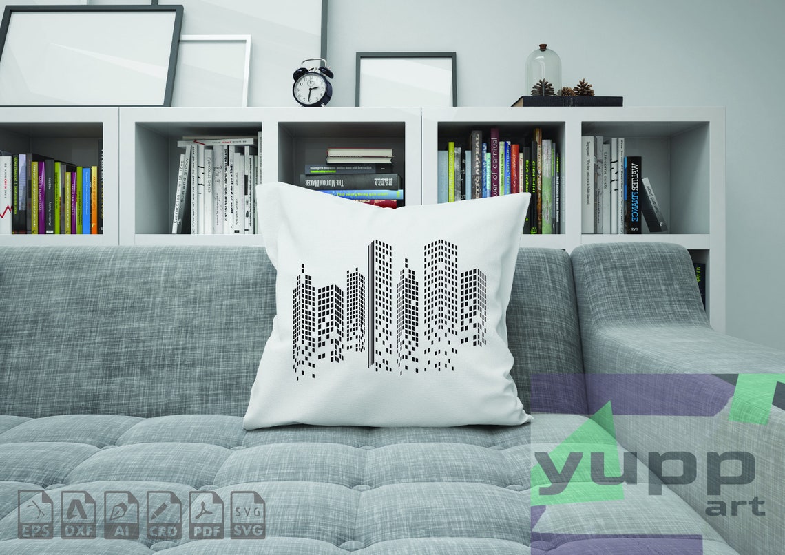 Skyscraper Dxf Files Skyscraper Laser Cut Skyscraper Svg File - Etsy