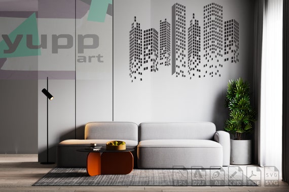 Skyscraper Dxf Files Skyscraper Laser Cut Skyscraper Svg File - Etsy