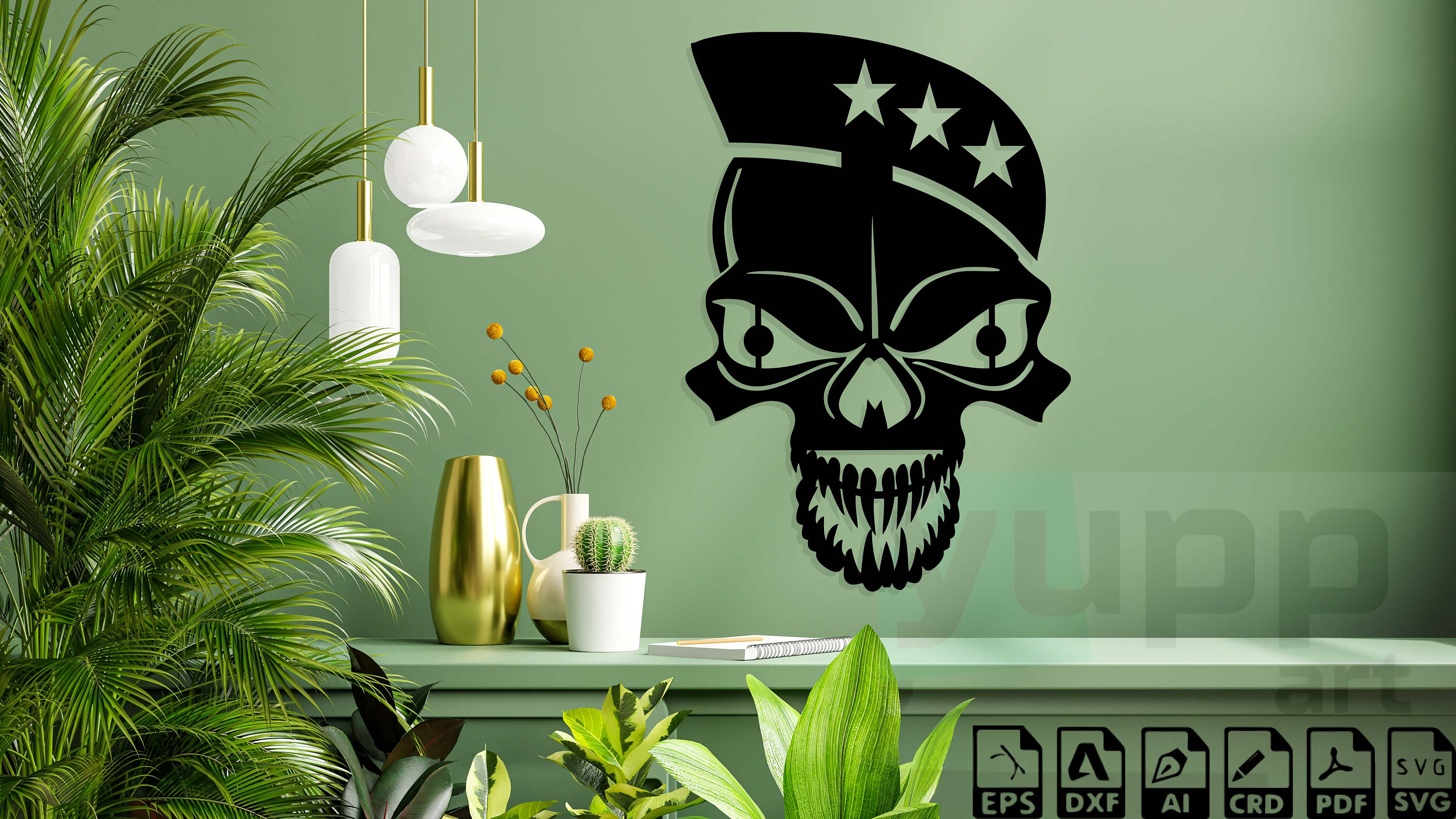 Skull Marine Corp Dxf Files Skull Marine Corp Laser Cut Skull - Etsy