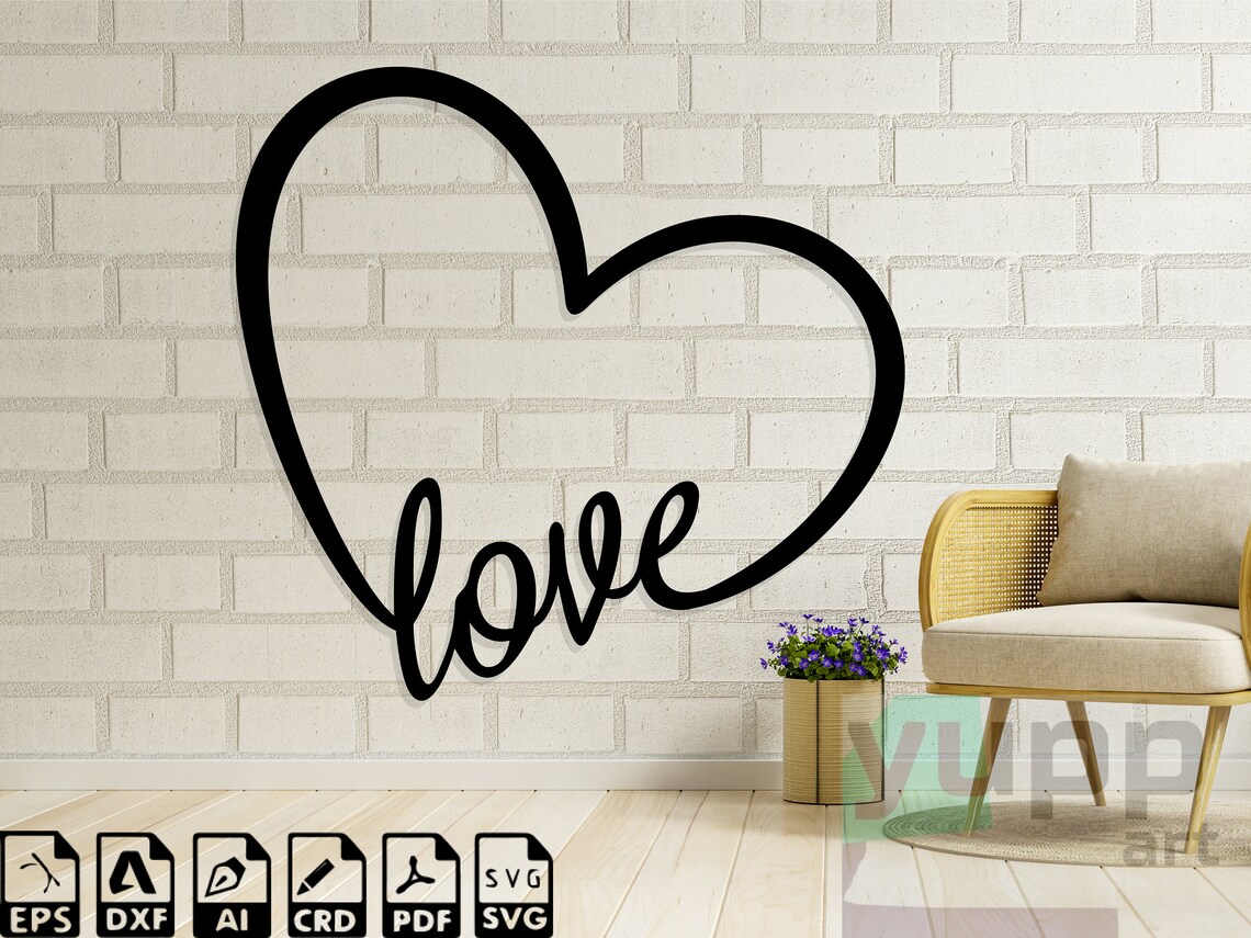 Love Sign Svg for Cricut, Heart Shirt Files for Boyfriend Girlfriend ...