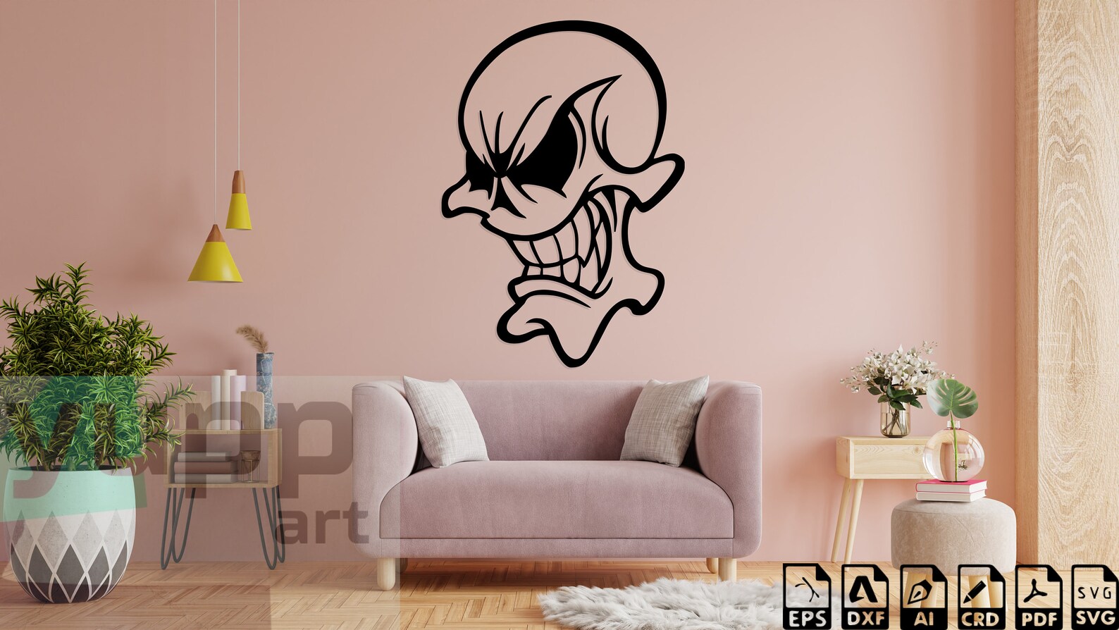 Cartoon Skull Skeleton Cnc Laser Cut Cut Svg Dxf Pdf Engraving - Etsy