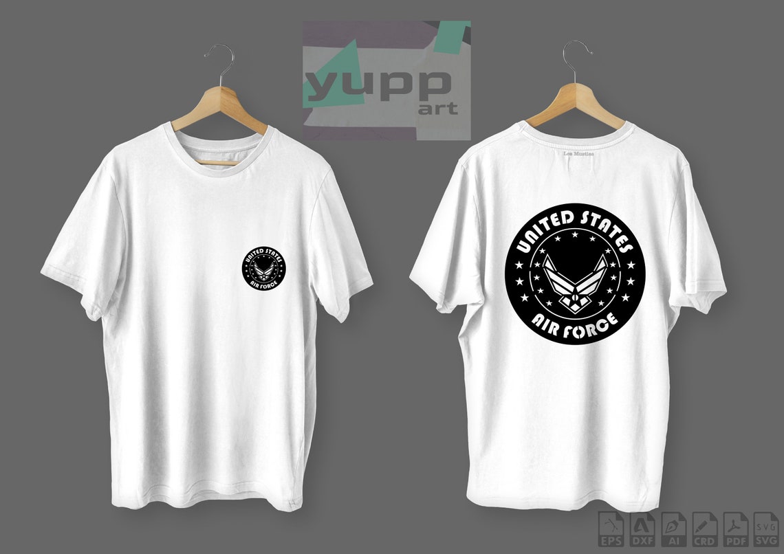Us Air Force Svg, Dxf Cut Files, Laser Cut Us Air Force Svg File for ...