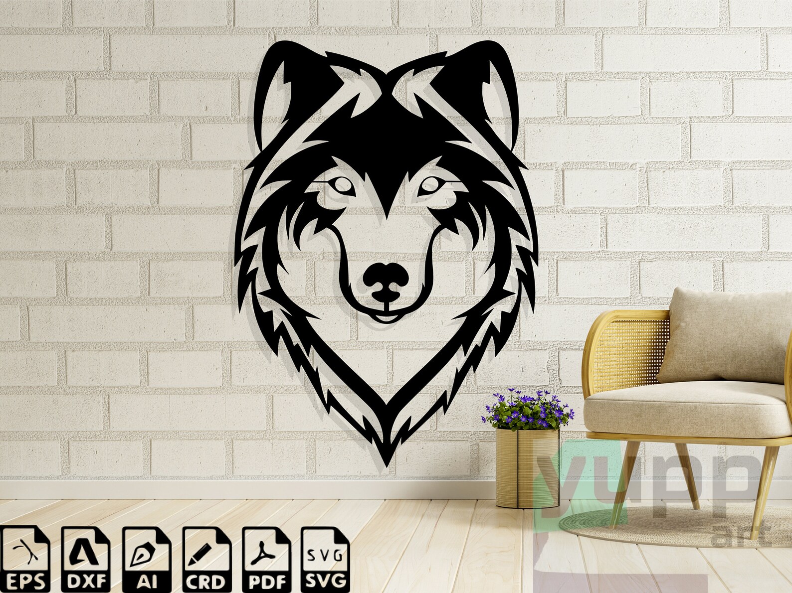 Wolf Dxf Glowforge File Wolf Head Clipart Wolf Head Cnc - Etsy