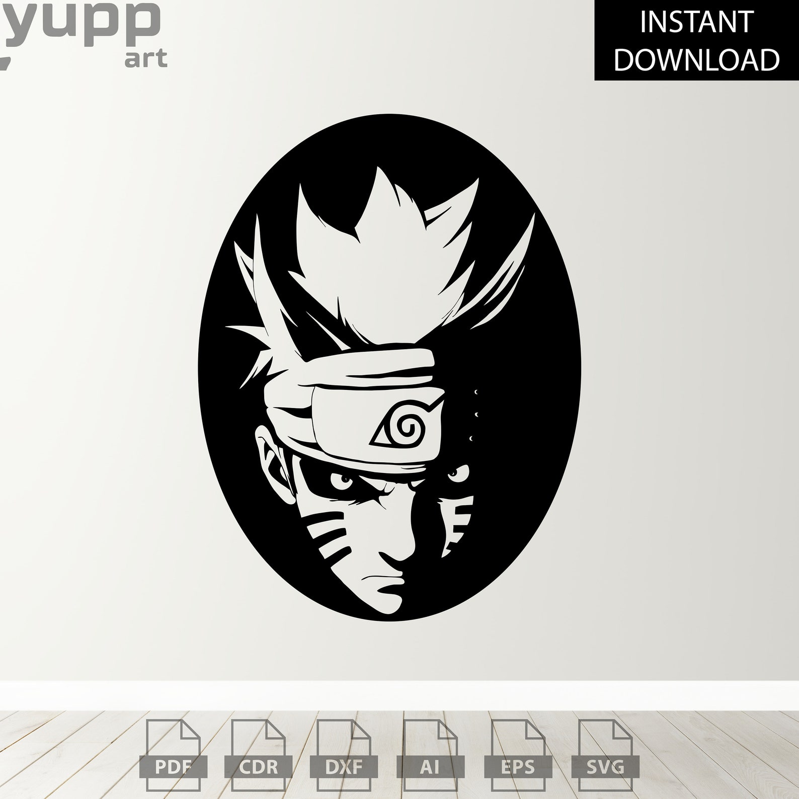 Anime Dxf Files Anime Laser Cut Anime Svg File for Cricut Anime Metal ...