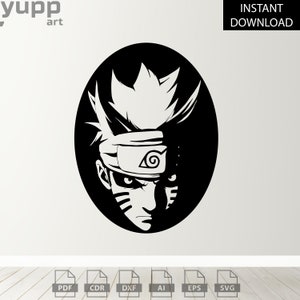 Anime Dxf Files Anime Laser Cut Anime Svg File for Cricut Anime Metal ...