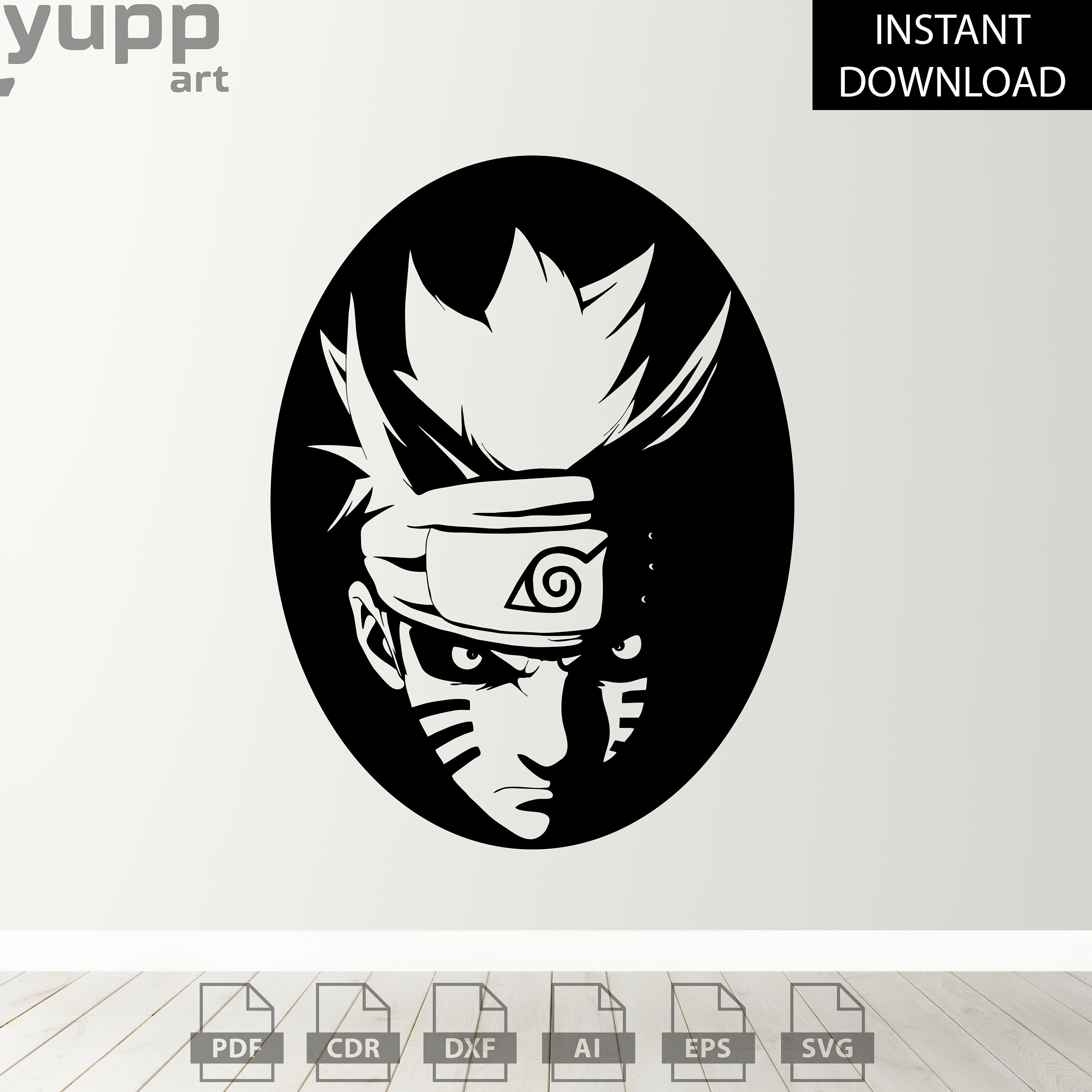 Anime Dxf Files Anime Laser Cut Anime Svg File for Cricut - Etsy