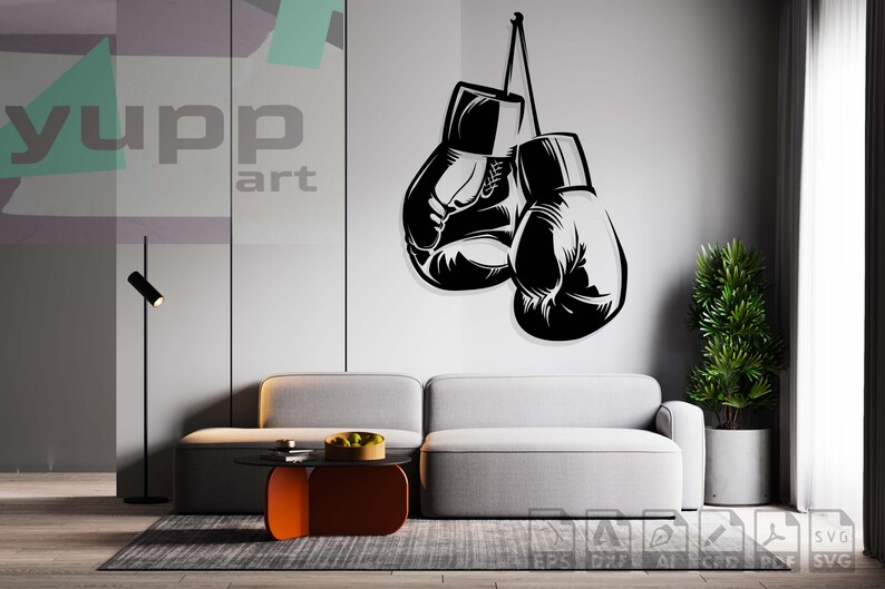 Boxing Gloves Dxf Files Boxing Gloves Laser Cut Boxing Gloves Svg File ...