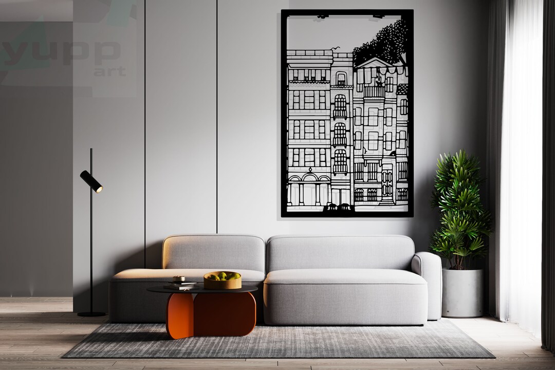 City Dxf Files City Laser Cut City Svg File for Cricut City - Etsy