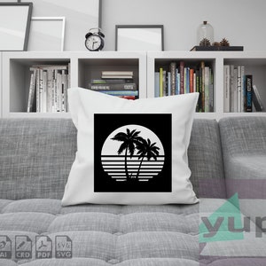 Beach Dxf Files Beach Laser Cut Beach Svg File for Cricut Beach Metal ...
