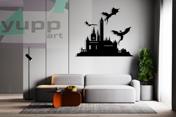 Dragon Castle Dxf Files Dragon Castle Laser Cut Dragon Castle - Etsy