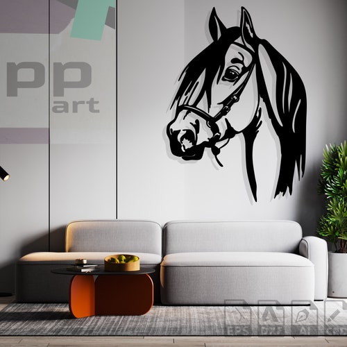 Horse Dxf Files Horse Laser Cut Horse Svg File for Cricut - Etsy