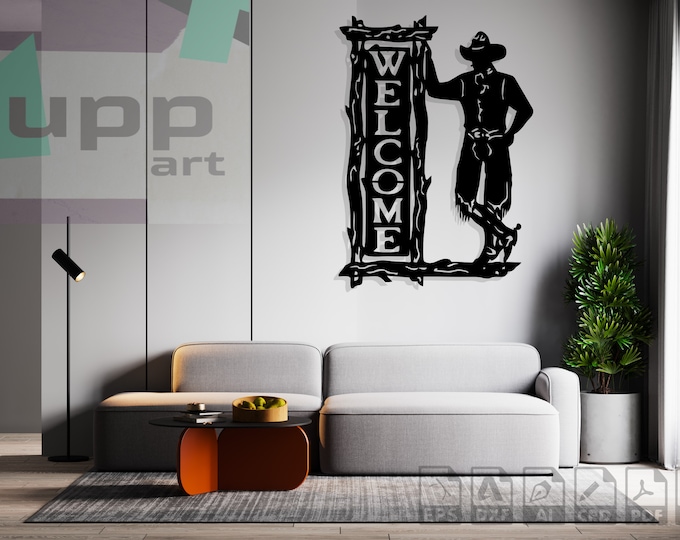 Welcome Sign Dxf Files Welcome Sign Laser Cut Welcome Sign Svg - Etsy