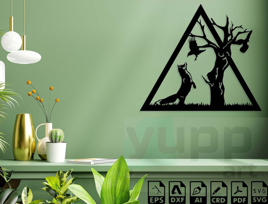 Fox Hunting Svg Files, Fox Dxf Cut and Print Files, Laser Cut Svg File ...