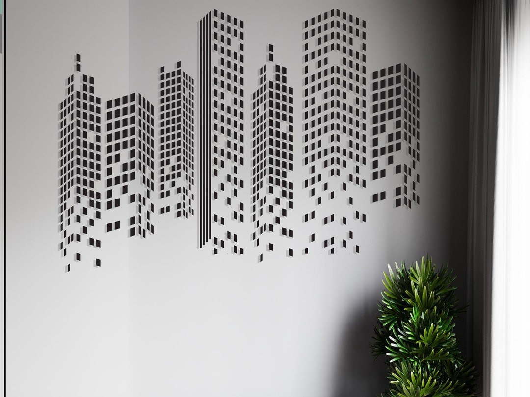 Skyscraper Dxf Files Skyscraper Laser Cut Skyscraper Svg File Cricut ...