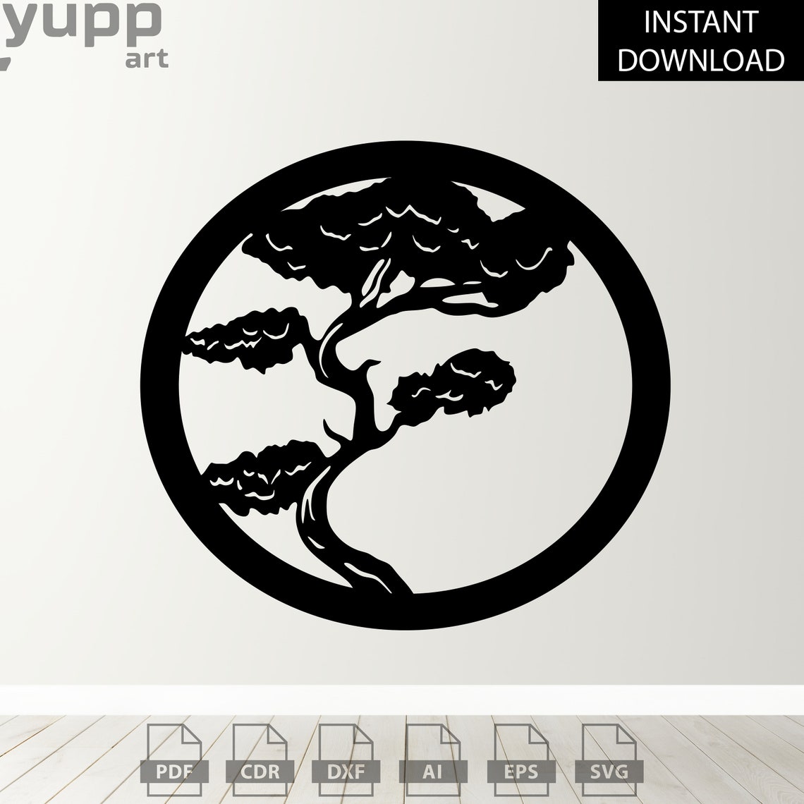 Bonsai Tree Svg for Cricut, Family Tree Cnc Laser Cut Files, Tree of ...
