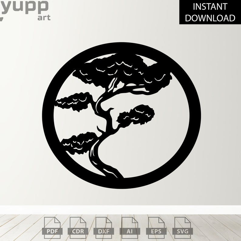 Bonsai Tree Svg for Cricut Family Tree Cnc Laser Cut Files - Etsy