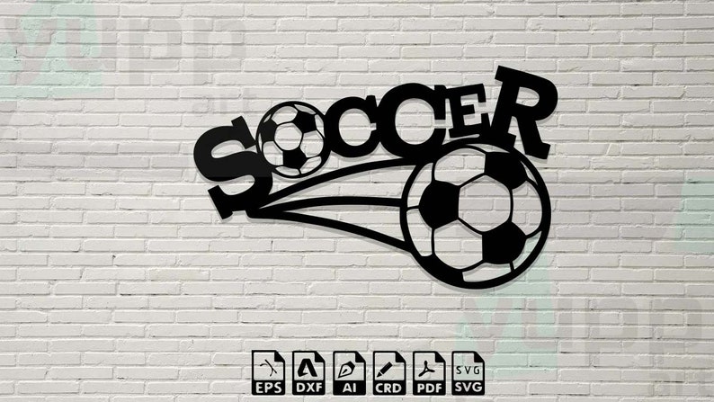 Soccer Dxf Files Soccer Laser Cut Soccer Svg File for Cricut Soccer ...