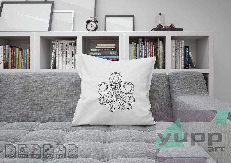 Octopus Dxf Files Octopus Laser Cut Octopus Svg File for - Etsy