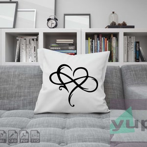 Infinity Heart Dxf Files Infinity Heart Laser Cut Infinity Heart Svg ...