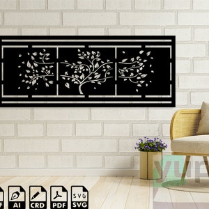 Tree of Life Panel Svg, Family Tree Clipart, Gate Screen Tree Cnc Laser ...