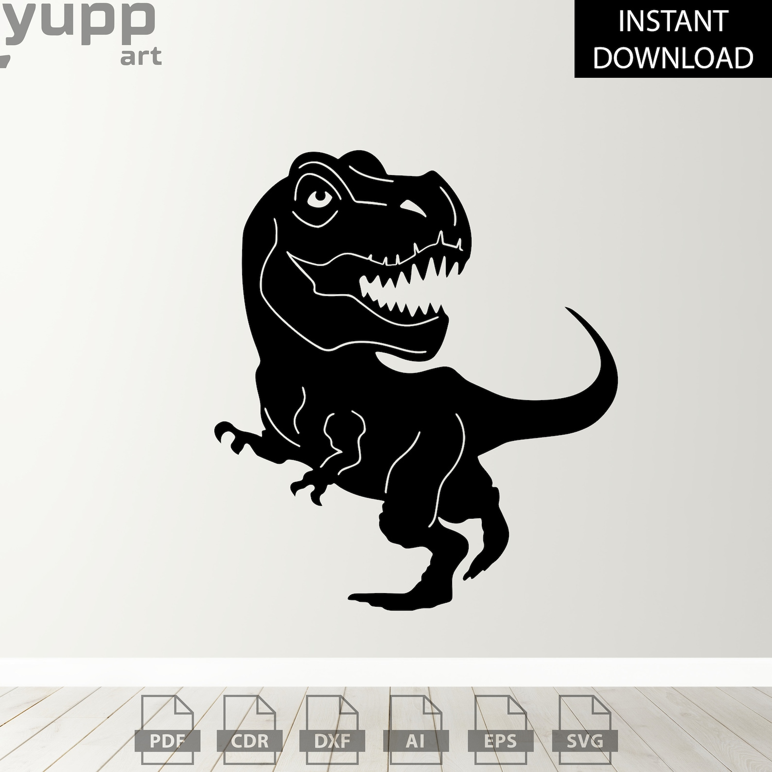 Dinosaur Dxf Files Dinosaur Laser Cut Dinosaur Svg File for Cricut ...
