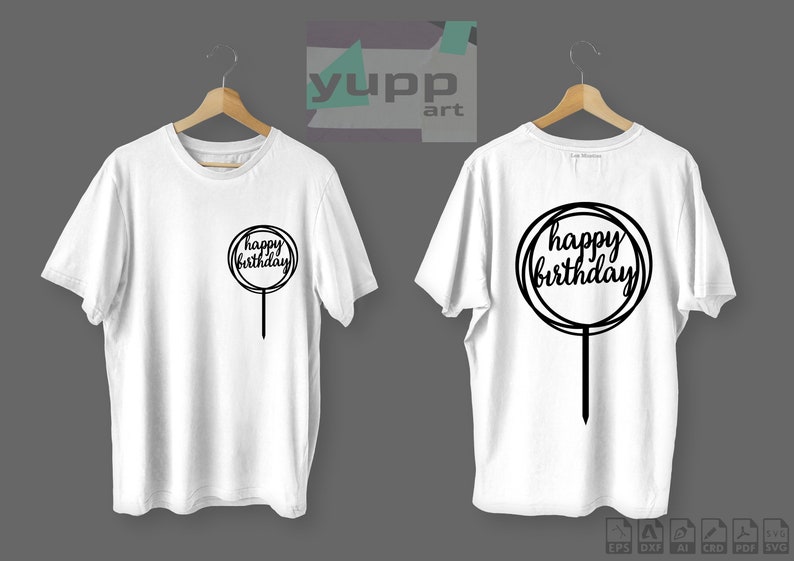 Happy Birthday Cake Stake Svg, Birthday Sign Cnc Laser Cut Files, Its ...