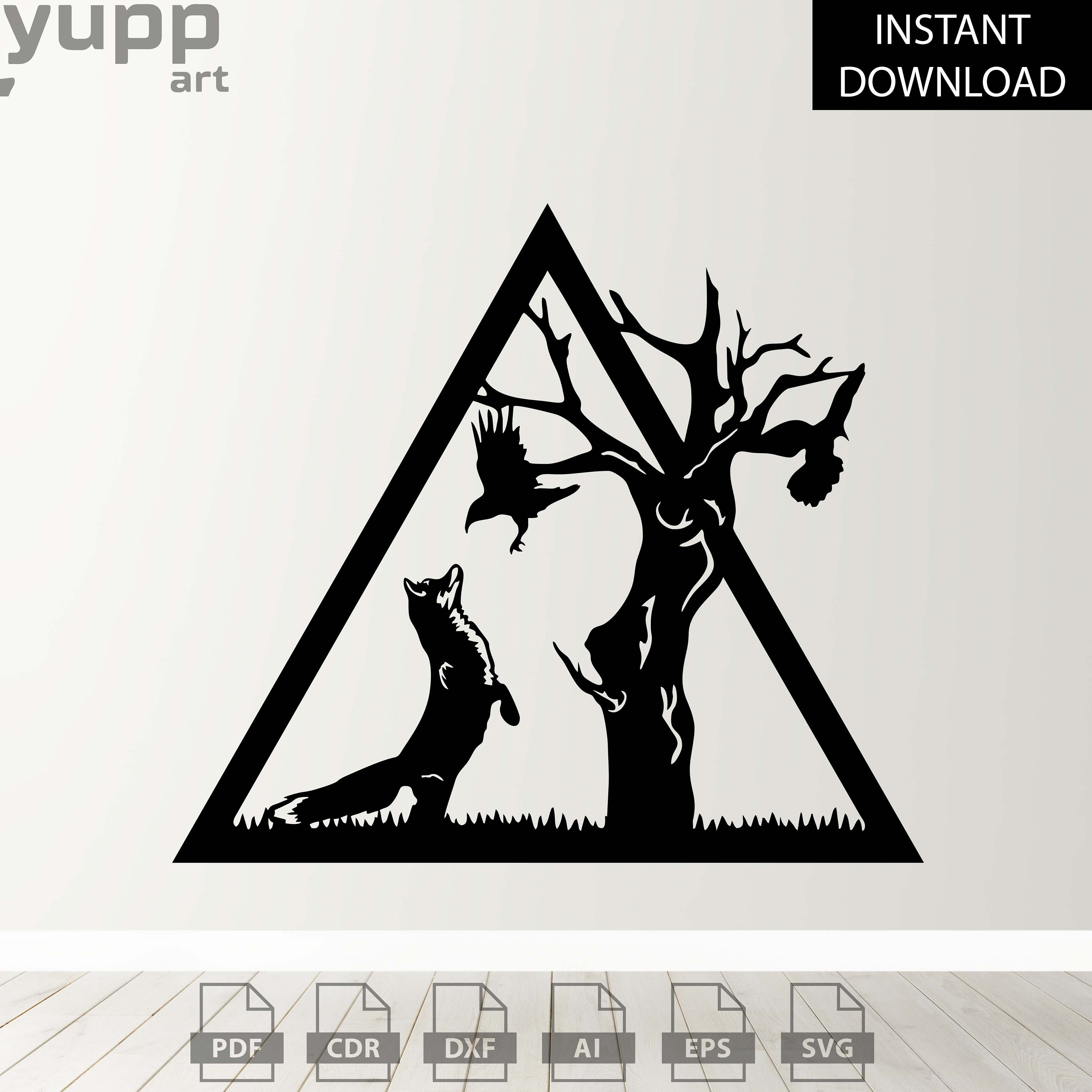 Fox Hunting Svg Files Fox Dxf Cut and Print Files Laser Cut - Etsy